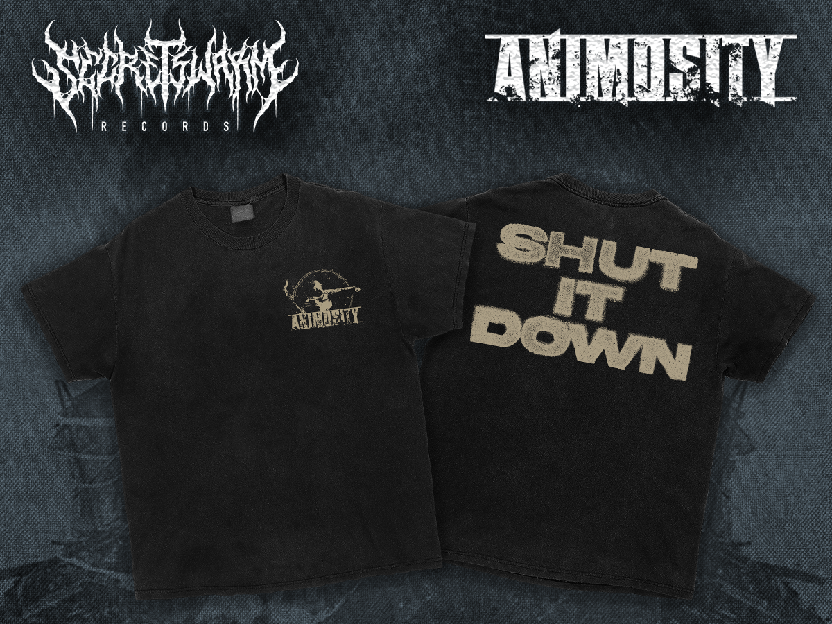 Animosity Pocket Logo Tee – Secret Swarm Records